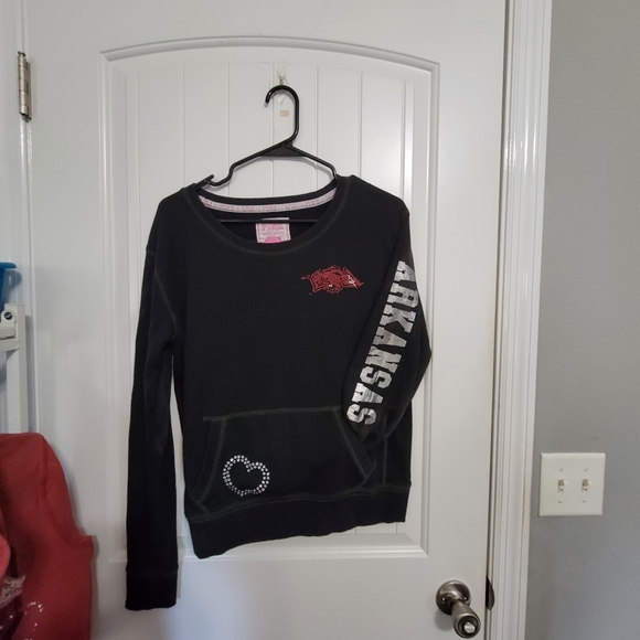 Jackets & Coats | Black Arkansas Razorback Sweatshirt | Poshmark